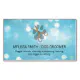 Elegant Dog Groomer | Blue Boke Business Card Magnet | Zazzle
