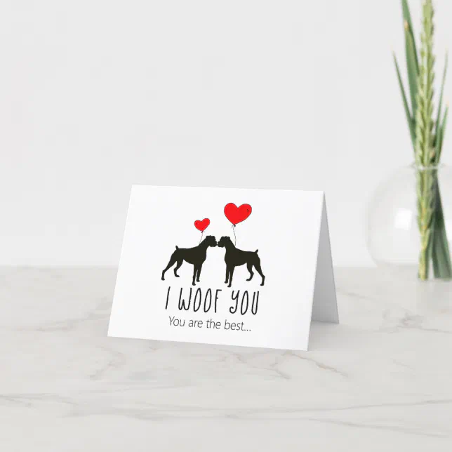 Elegant Dog Thank You Cards - Boxer Dog | Zazzle