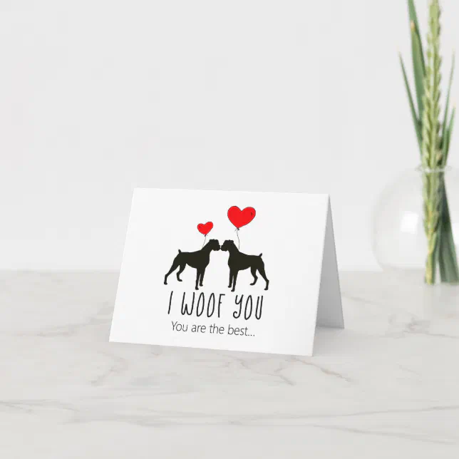 Elegant Dog Thank You Cards - Boxer Dog | Zazzle