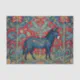 Elegant Donkey William Morris Inspired Patterned Tissue Paper | Zazzle