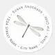 Elegant Dragonfly Return Address Label | Zazzle