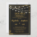 Elegant Dual Birthday Soiree Invitation | Zazzle