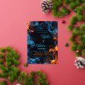 Elegant Dual Flame Wedding Invitation Foil Invitation | Zazzle