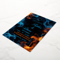 Elegant Dual Flame Wedding Invitation Foil Invitation | Zazzle