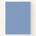 Elegant Dusty Blue Herringbone Notebook Planner | Zazzle