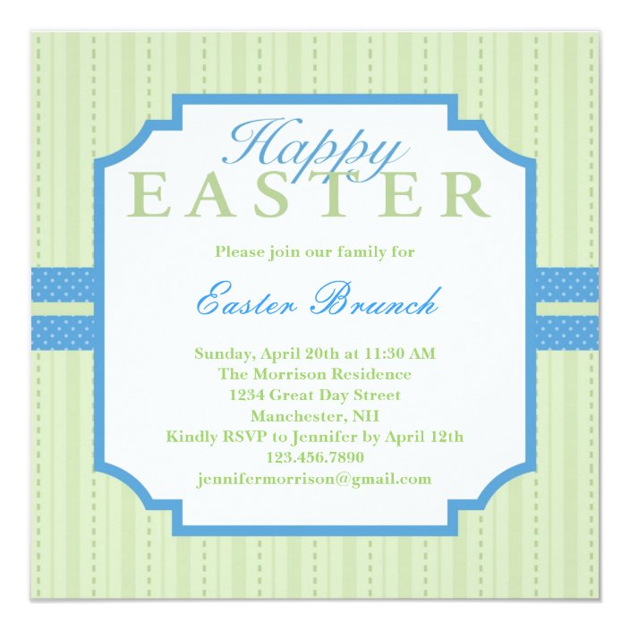 Elegant Easter Invitation | Zazzle.com