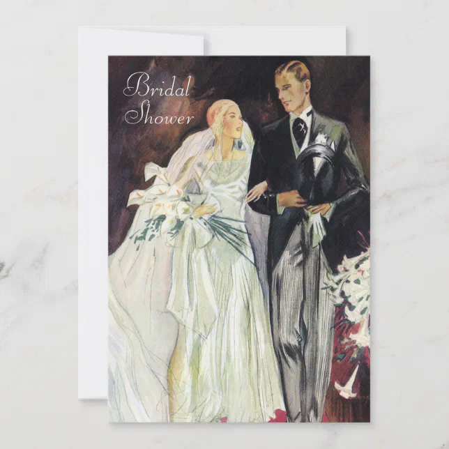 Elegant Edwardian Bridal Shower Invitation | Zazzle