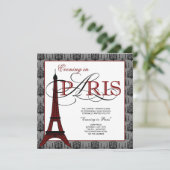 Elegant Eiffel Tower Paris Prom Invitation | Zazzle