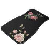 Elegant Embossed Pink Roses Car Mat | Zazzle