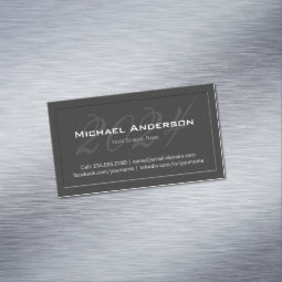 Elegant Embossed Senior Class Graduation Name Card | Zazzle