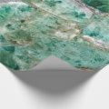 Elegant Emerald Crystal Wrapping Paper | Zazzle