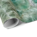 Elegant Emerald Crystal Wrapping Paper | Zazzle