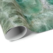 Elegant Emerald Crystal Wrapping Paper | Zazzle