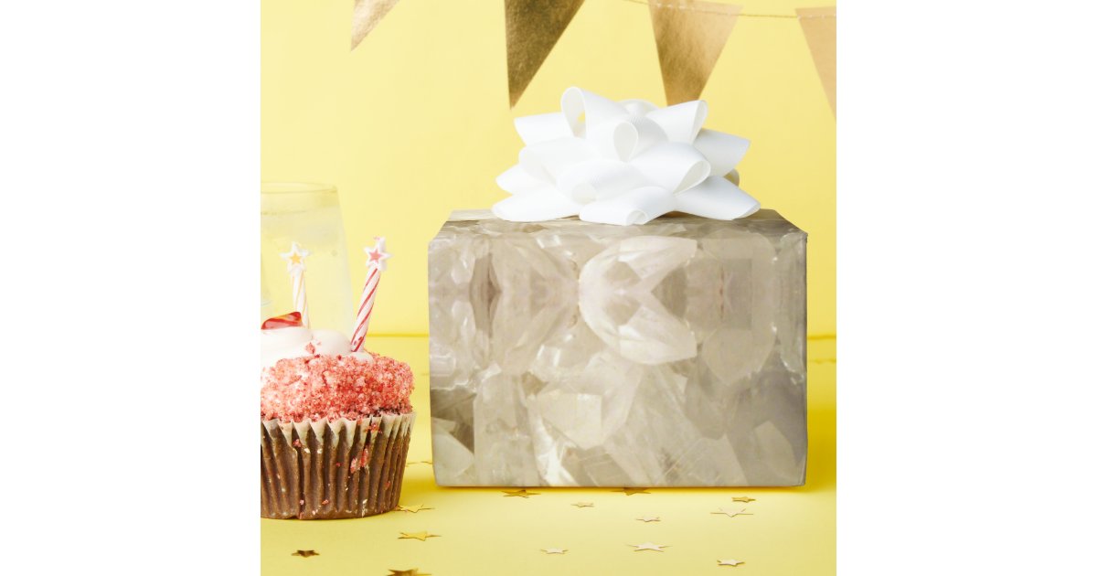 Elegant Energy Graphic Clear Quartz Wrapping Paper | Zazzle