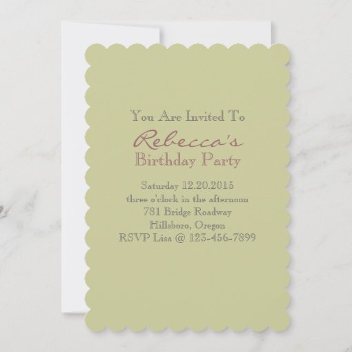 elegant english floral vintage birthday party invitation | Zazzle