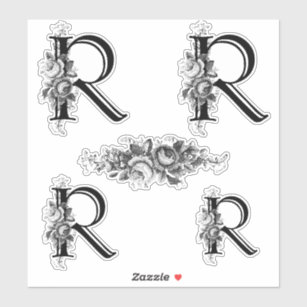 Vintage Letter R Gifts on Zazzle