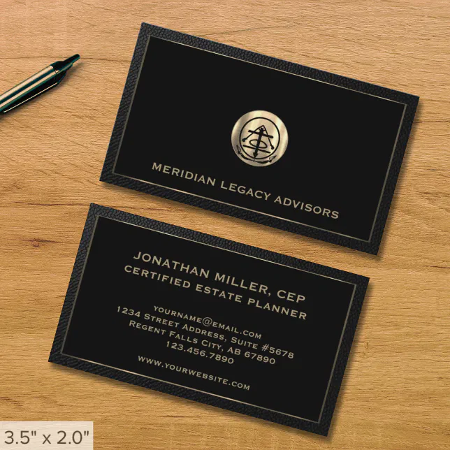 Elegant Estate Planning Business Cards | Zazzle