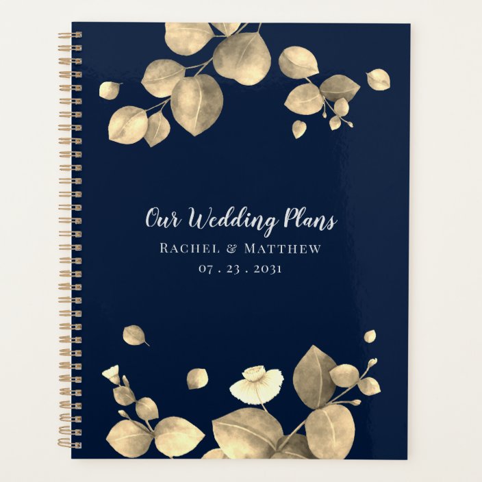 Elegant Eucalyptus Botanical Wedding Plan Planner | Zazzle.com