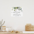 Elegant Eucalyptus ENGAGEMENT PARTY Welcome Sign | Zazzle