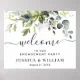 Elegant Eucalyptus ENGAGEMENT PARTY Welcome Sign | Zazzle
