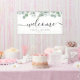 Elegant Eucalyptus Greenery Wedding Welcome Banner | Zazzle