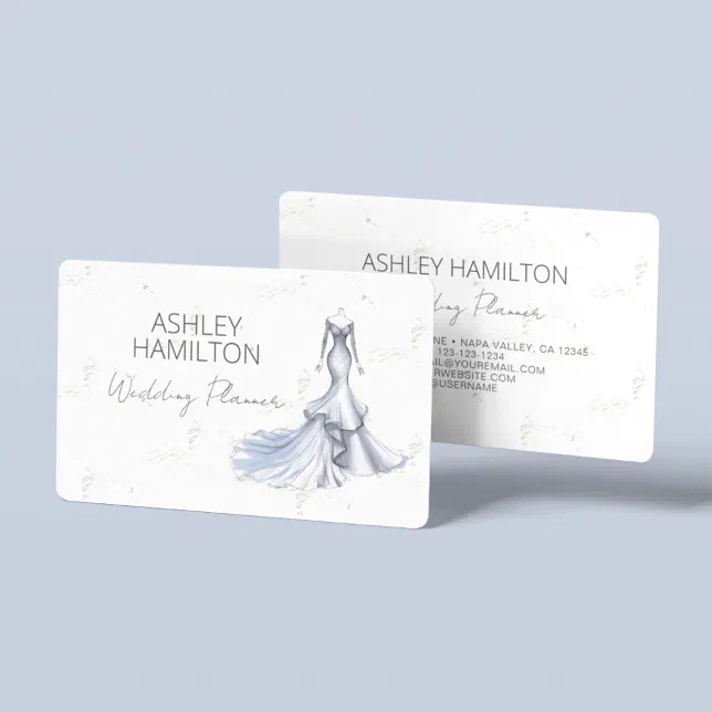 Elegant Event Planner Business Card | Zazzle