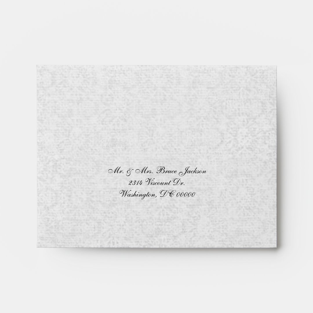 Elegant Event RSVP Envelope | Zazzle