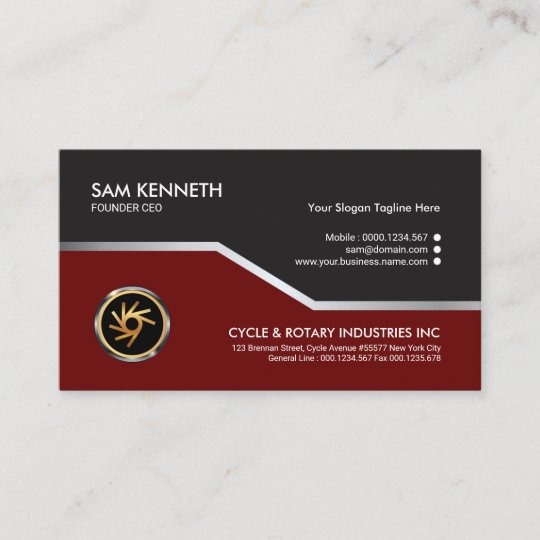 Elegant Exquisite Stunning Silver Line Founder CEO Business Card ...