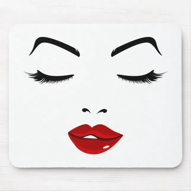 Elegant Face Mouse Pad | Zazzle
