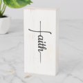 Elegant Faith Cross Wooden Box Sign | Zazzle
