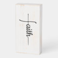 Elegant Faith Cross Wooden Box Sign | Zazzle