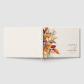Elegant Fall Leaves Autumn Wedding Guest Book | Zazzle