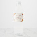Elegant Fall Leaves Autumn Wedding Water Bottle Label | Zazzle