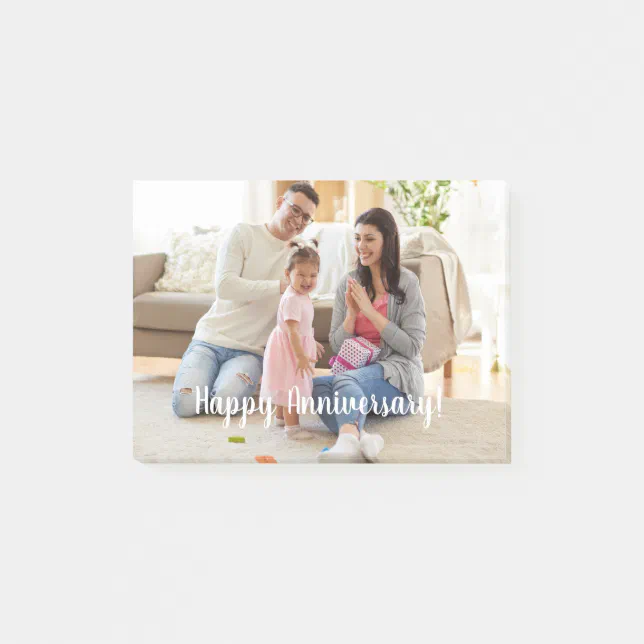 Elegant Family Photo Template Post-it Notes | Zazzle