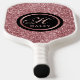 Elegant fancy Gold Glitter Effect Monogram Initial Pickleball Paddle ...