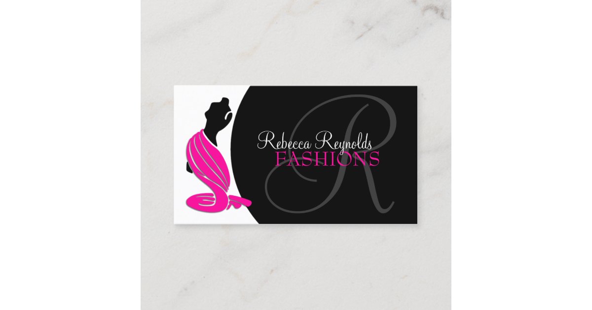 Elegant Fashion Designer Business Card | Zazzle Elegant Fashion Designer Business Card | Zazzle