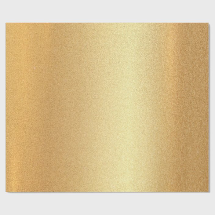 Elegant Faux Gold Glitter Modern Golden Glossy Wrapping Paper | Zazzle.com
