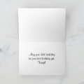 Elegant Faux Gold Look 56th Birthday, Name (Blue) Card | Zazzle