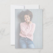 Elegant Faux Vellum Overlay Photo Graduation Party Invitation | Zazzle