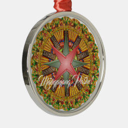Elegant Filipino Parol Style, FilAm, Philippines Metal Ornament | Zazzle