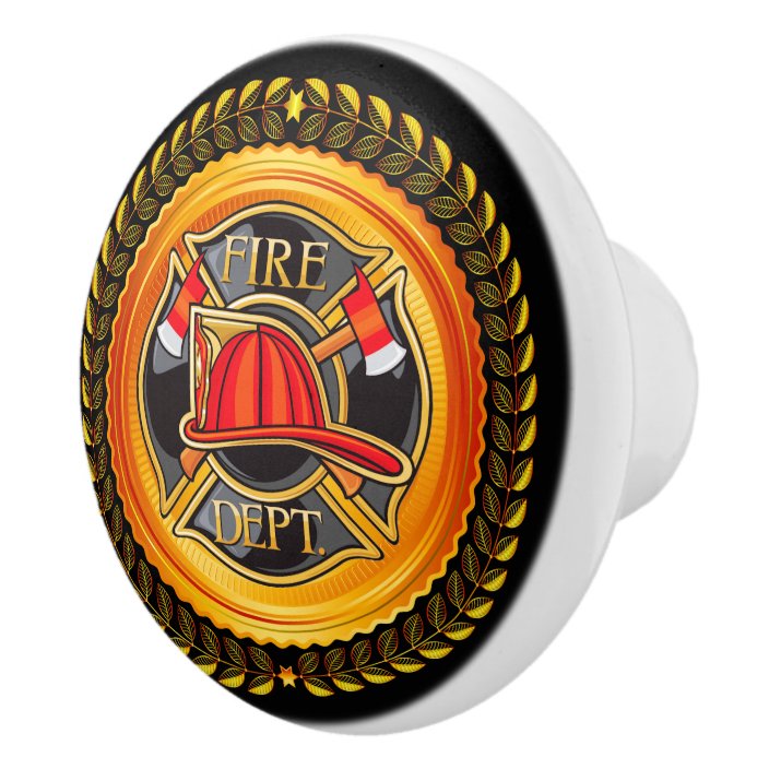 Elegant Fire Department Drawer Knobs - SRF | Zazzle.com