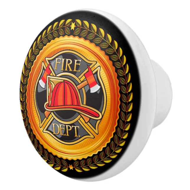 Elegant Fire Department Drawer Knobs - SRF | Zazzle