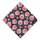 Elegant Floating Pink Lotus Flowers Bandana | Zazzle