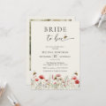 Elegant Floral Bride To Bee Photo Bridal Shower Invitation | Zazzle