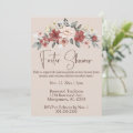 Elegant Floral Foster Care Baby/Child Shower Invitation | Zazzle