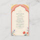 Elegant Floral Islamic Wedding Enclosure Card | Zazzle