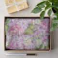 Elegant Floral Pink Hydrangea Pattern Decoupage Tissue Paper | Zazzle