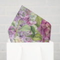 Elegant Floral Pink Hydrangea Pattern Decoupage Tissue Paper | Zazzle