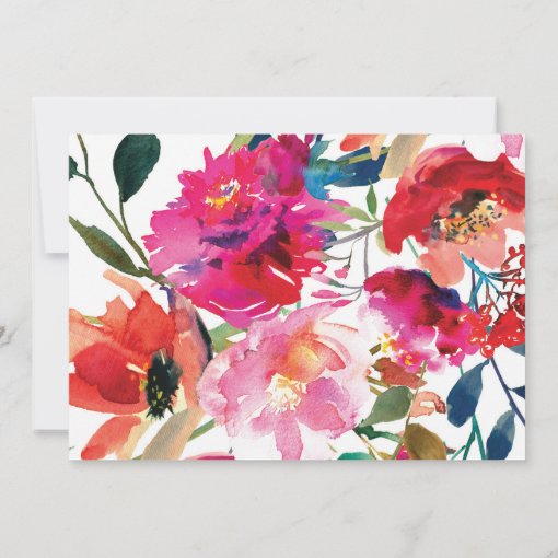 Elegant Floral Surprise Photo Birthday Party Invitation | Zazzle