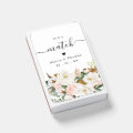 Elegant Floral Wedding Matchbox Favors, Matches | Zazzle